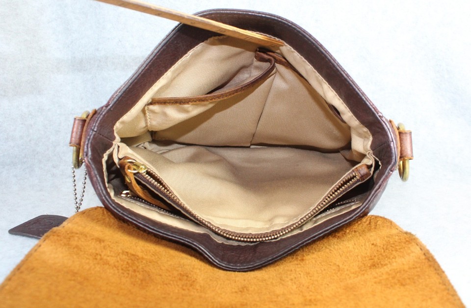 Osgoode Marley Phoebe Flap Crossbody Bag Brown Soft Leather Boho ...