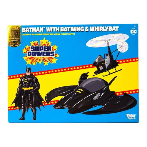 Super Powers 89 Batman Batwing Whirly Bat DC McFarlane Gold Label Black ...
