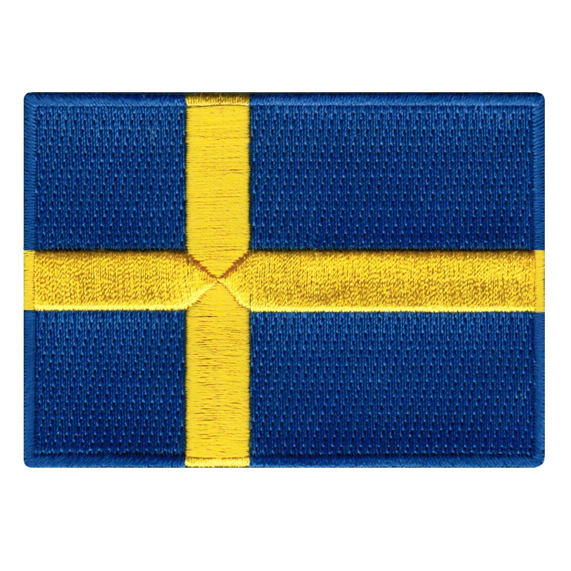 SWEDEN FLAG PATCH SWEDISH EMBLEM Konungariket Sverige embroidered iron ...
