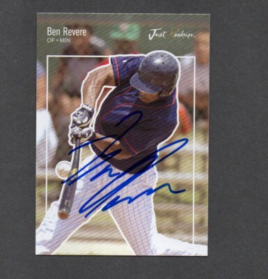 Ben Revere Signed Autographed 2007 Just Rookies #50 RC Twins | eBay