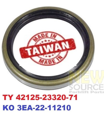 42415-10480-71 + 42125-23320-71 INNER + OUTER FRONT AXLE HUB OIL SEAL ...