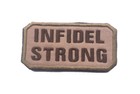 Embroidered U.S. ARMY Infidel Strong Hook Loop Patch Back Emblem ...