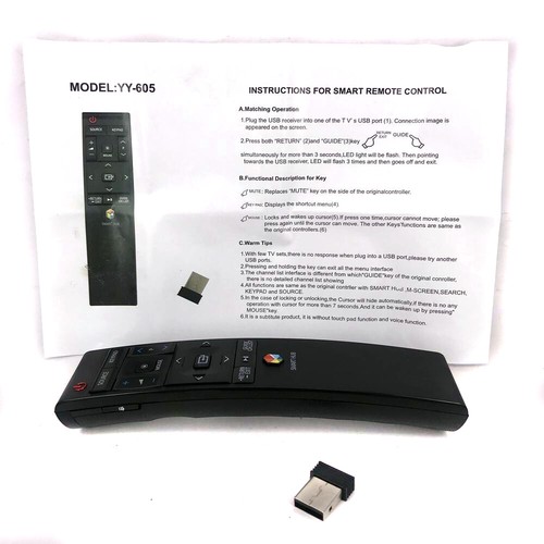 New YY-605 For Samsung 3D Smart TV Remote control BN59-01220A 01220D ...