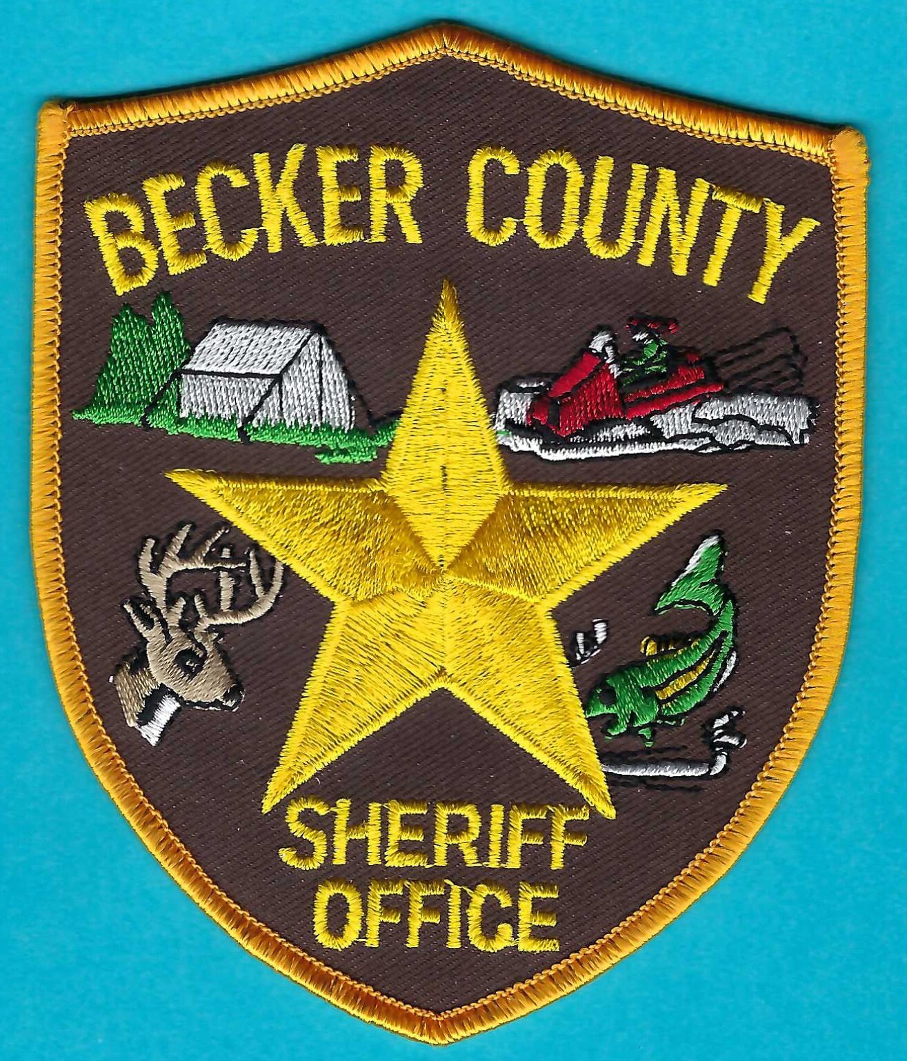 BECKER COUNTY MINNESOTA SHERIFF SHOULDER PATCH | eBay