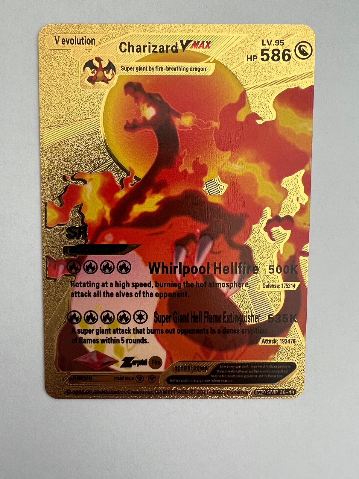 pokemon gold metal cards charizard vmax | eBay