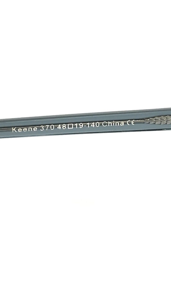 Warby Parker Eyeglasses Frames Keene 370 Clear Blue Round Horn Rim 48 ...