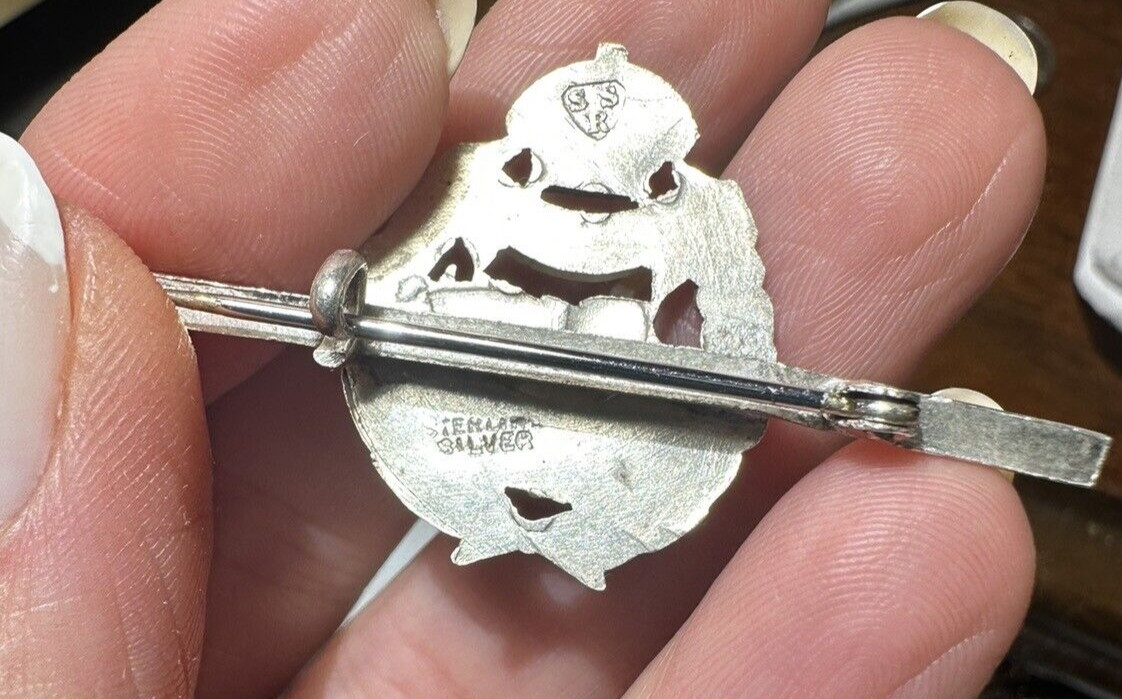 Vintage SSR British Silver Royal Tank Corps Army Mili… - Gem