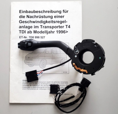VW T4 Tempomat Nachrüstsatz Bus 7D0998527 cruise speed control original ...