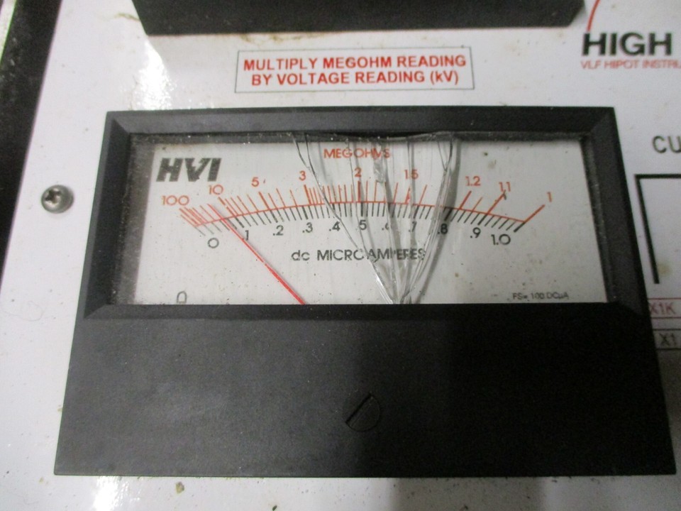 HVI PTS-100U 100KV DC HIPOT AERIAL LIFT BOOM TESTER DIELECTRIC FREE ...