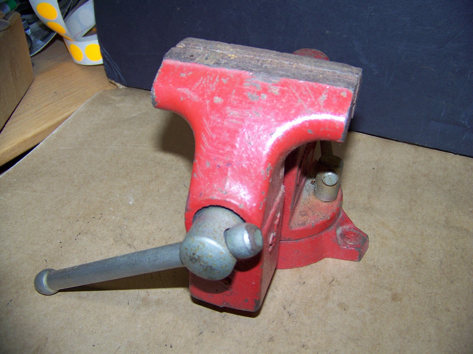 Vintage Fuller 3-1/2" Bench Vise W/Swivel Base Anvil Pipe Japan | eBay