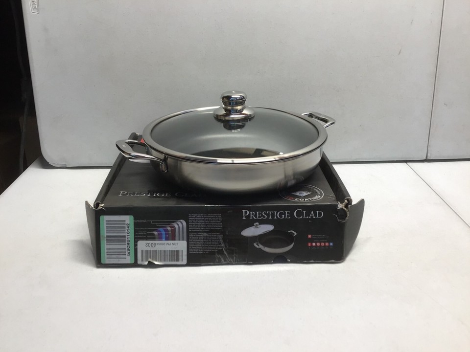 Swiss Diamond 12.5" 5.8Qt Chef Pan Nonstick Clad Induction Chef Pan | eBay