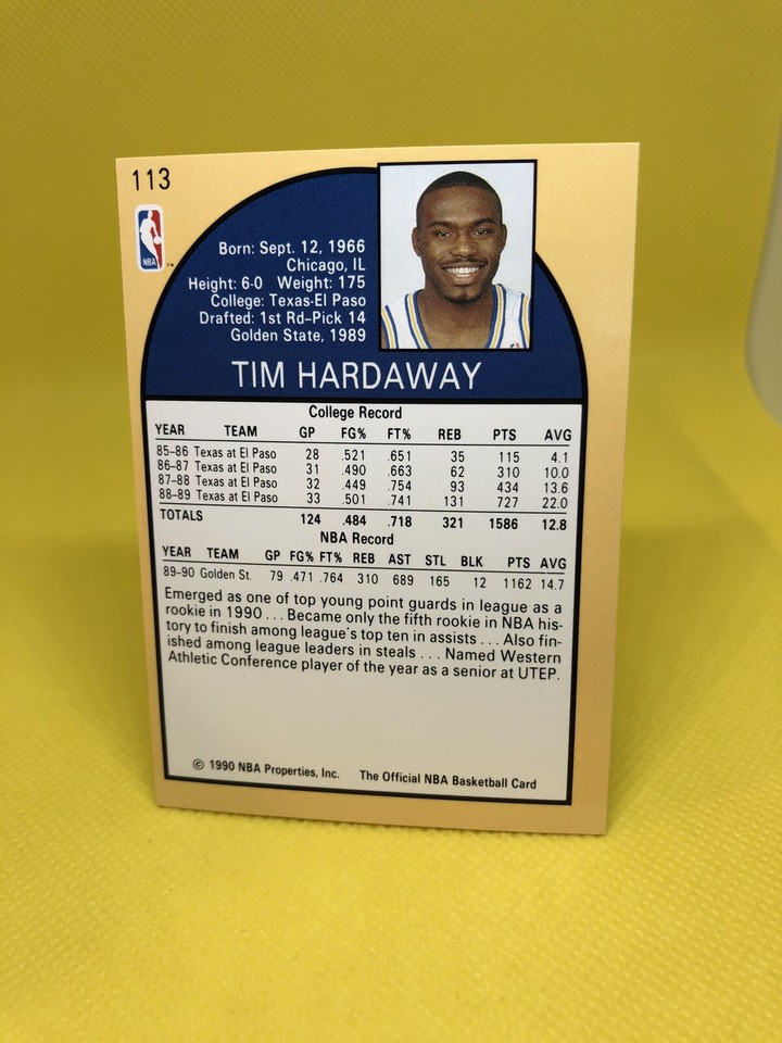 tim hardaway rookie card nba hoops | eBay