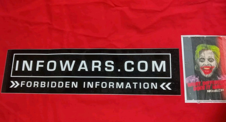 🔥Alex Jones Infowars Bumper Sticker support infowarsstore | eBay UK