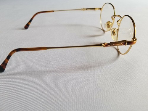 VINTAGE ROLLING DE RIGO OCCHIALI MOD. 628 COL. 229 GOLD TORT OPTICAL ...