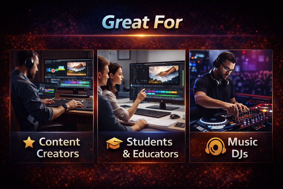 Video Photo Audio Editing Software USB | Professional Media Creator ...