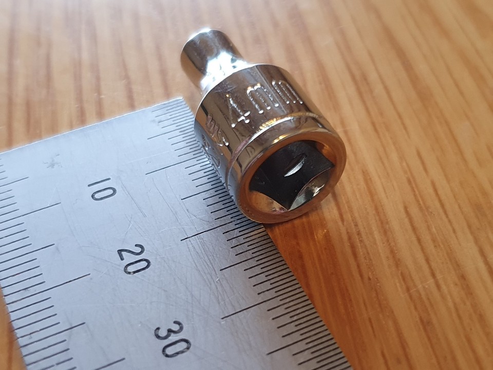 4mm Socket 1/4 Drive Chrome Vanadium 6 Point | eBay UK