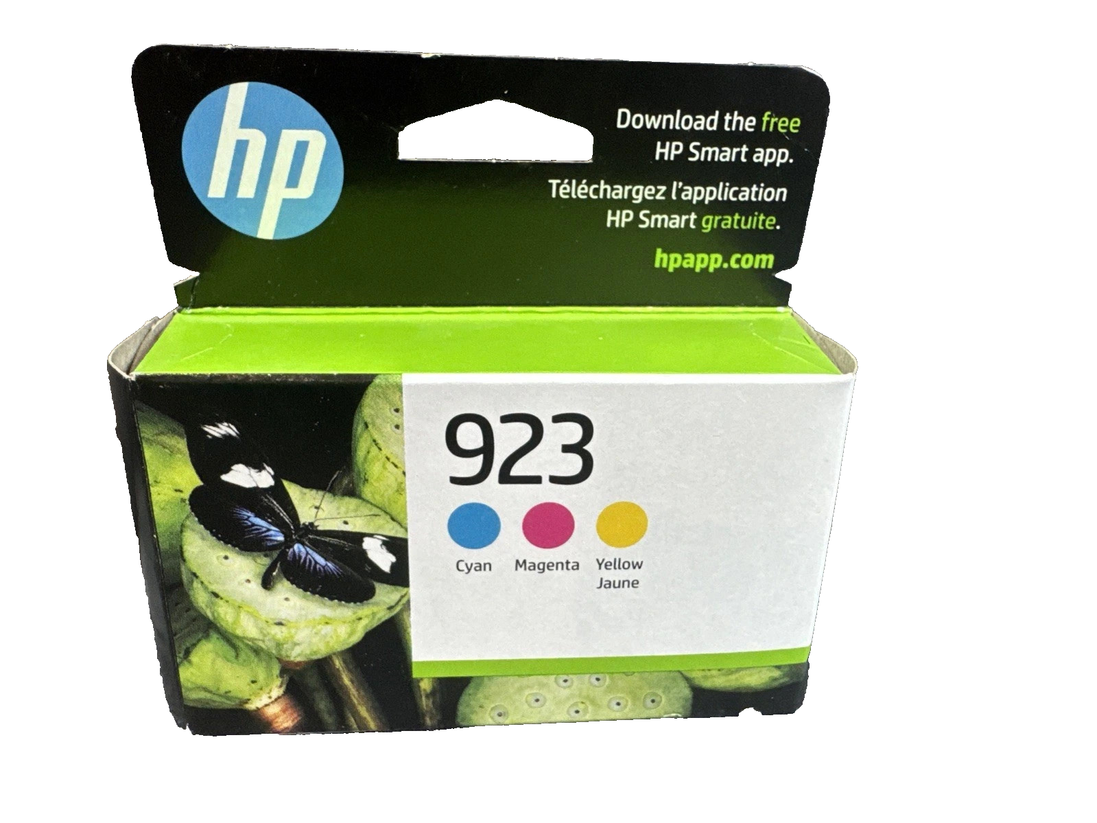 HP 923 Tri-Color Ink Cartridges Cyan Magenta Yellow (Exp 01/2026) NEW ...