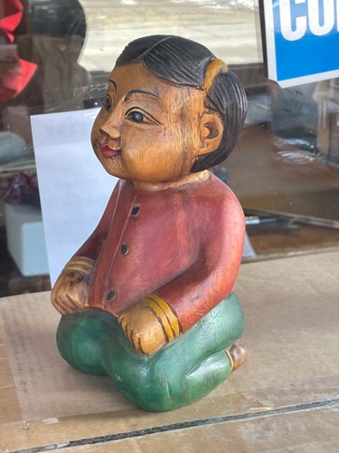 Frederick Cooper? Wood Carved Asian Child Figurine MCM | eBay