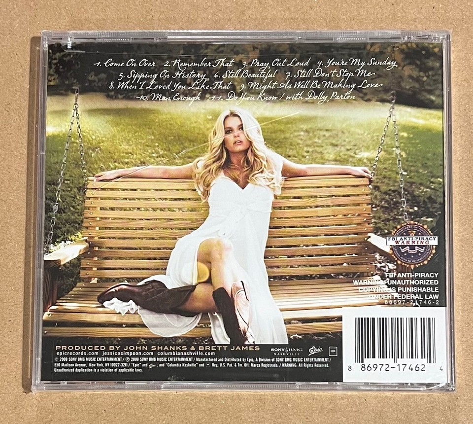 Jessica Simpson - Do You Know RARE out of print CD (SEALED w/ crack in ...