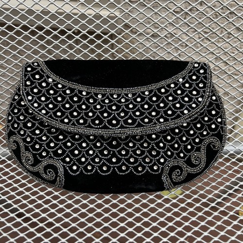 Vintage Hand Made In France Beaded Rhinestones Purse Wallet | eBay