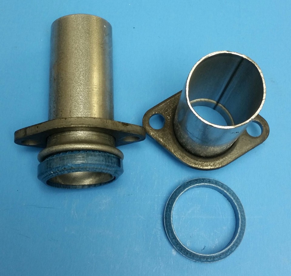 64-73 Ford Mustang/Falcon SB V8 Exhaust Manifold Down Pipe Stubs 2"OD W ...