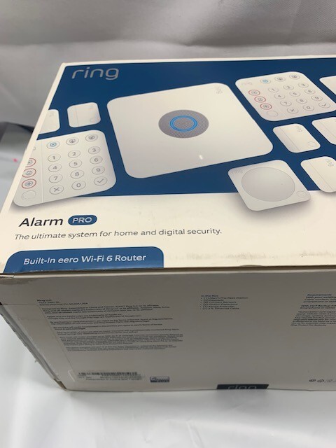 ring Alarm Pro 14 Piece System With Built In eero Wi-Fi 6 Router Z Wave ...