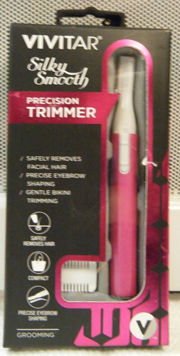 Vivitar Silky Smooth Precision Compact Trimmer Shaver PINK NEW **SHIPS ...