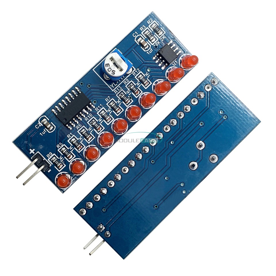 2PCS DIY Kit NE555+CD4017 Running LED Flow LED Light Electronic ...