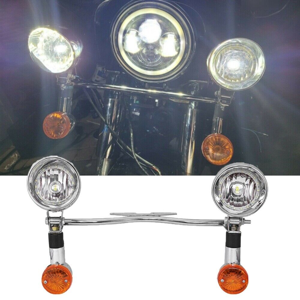 Passing Turn Signal Spot Fog Light Bar Kit For Honda Valkyrie 1500 ...