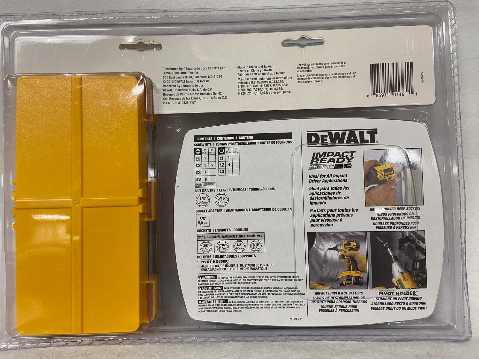 NEW - DeWalt DW2169 38 Piece Impact Driver Accessory Set 8505166 | eBay