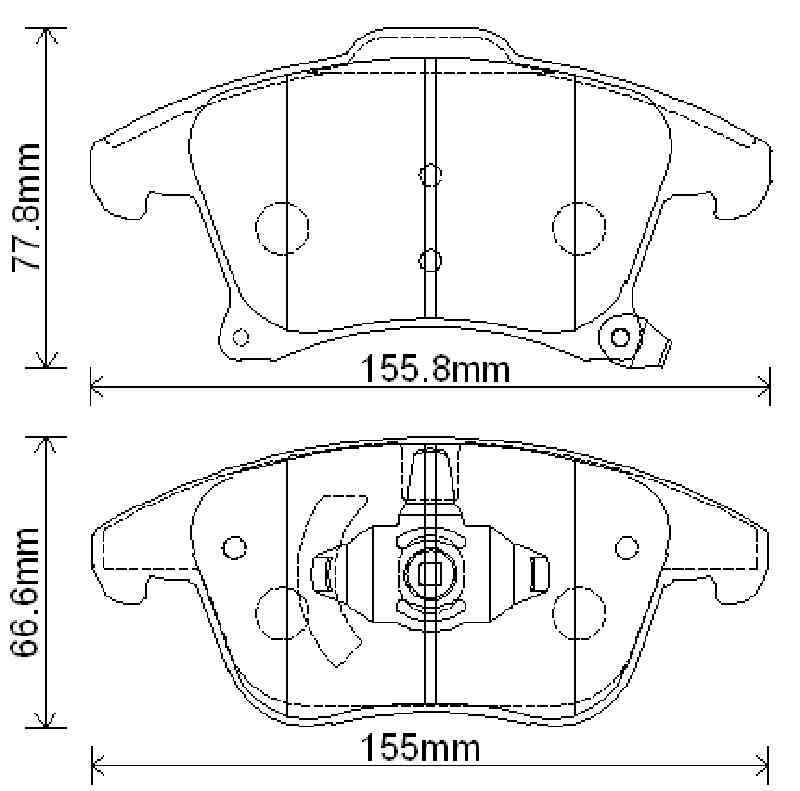Disc Brake Pad Set-Advanced Performance Brake Service Kit ASIMCO Global ...