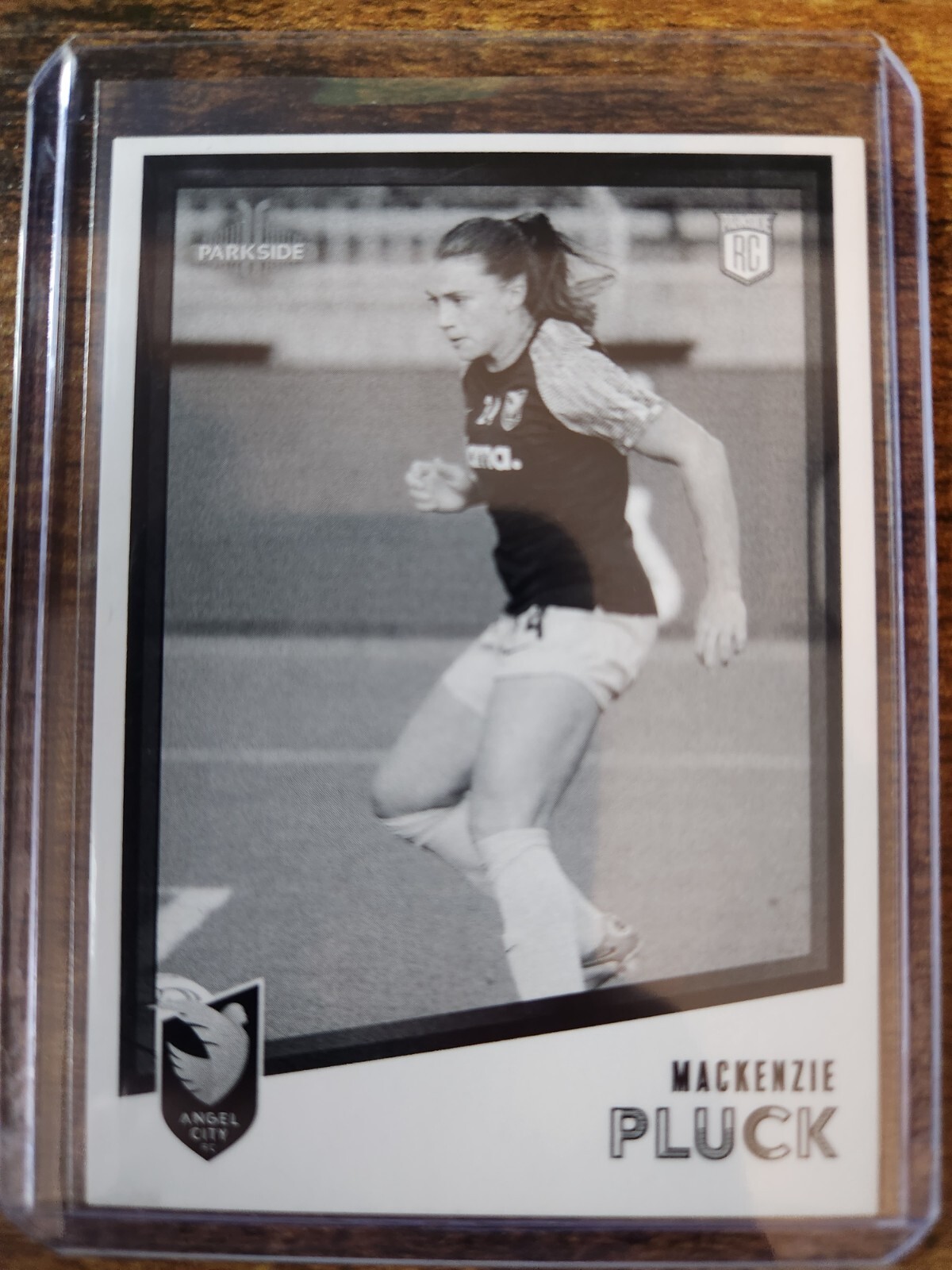 2023 Parkside NWSL Vol. 2 Mackenzie Pluck RC Black & White SP #203 ...