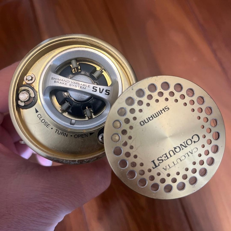 SHIMANO Calcutta Conquest 200 Baitcasting Reel Gold Right Hand Made in ...