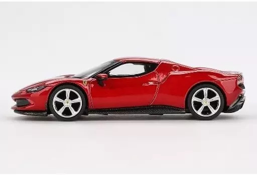 Ferrari 296 GTB Rosso Imola Red Mini Car 1/64 BBR MODEL Used | eBay