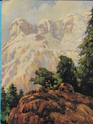 Mount Rushmore Printable Coloring Pages