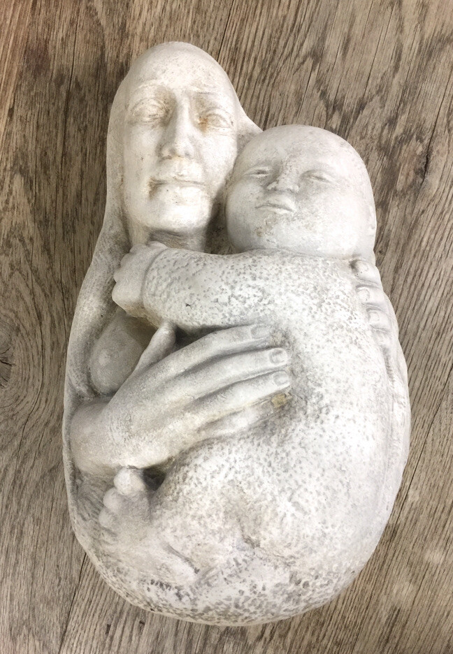 Mid Century Rima Padova Plaster Sculpture Of Mother And Child | eBay