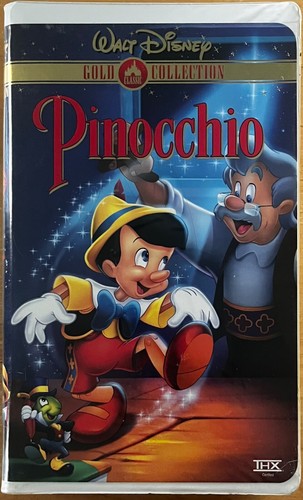 Pinocchio (1940) VHS Walt Disney's Gold Classic Collection | eBay