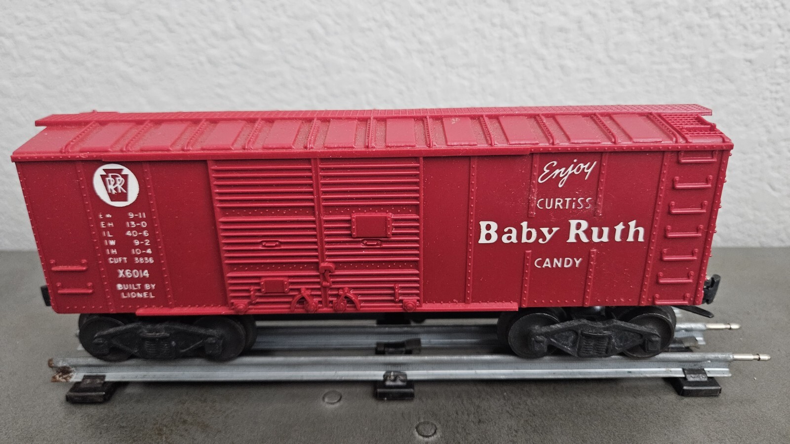 Lionel+O+Gauge+Baby+Ruth+Candy+Reefer+Car+X6014+Repainted+O604 for sale ...