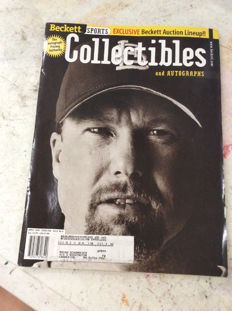 BECKETT SPORTS COLLECTIBLES MAGAZINE April 1999 Mark McGwire | eBay