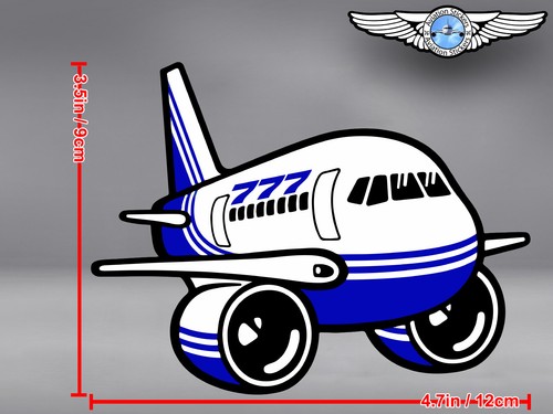 BOEING B 777 B777 CUT TO SHAPE DECAL / STICKER | eBay