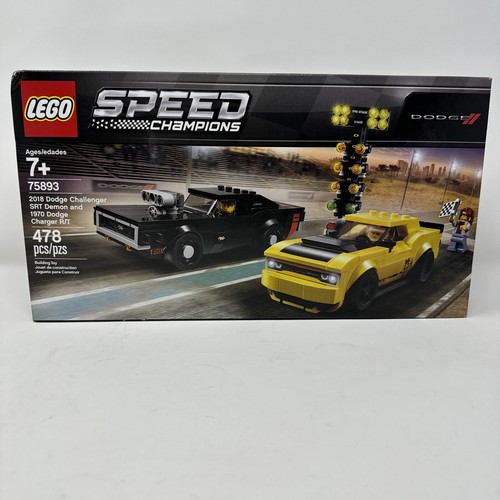 LEGO 75893 -Speed Champions -Dodge Challenger SRT & Charger -2019 -NEW ...