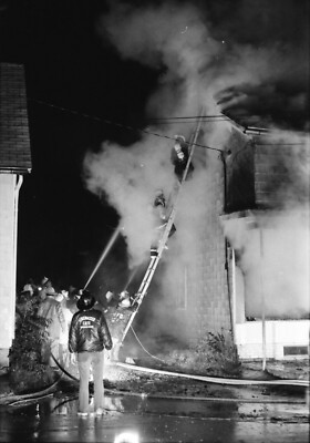 Vintage 1970's 35mm Photo Negative Mohegan Fire Department Montville ...