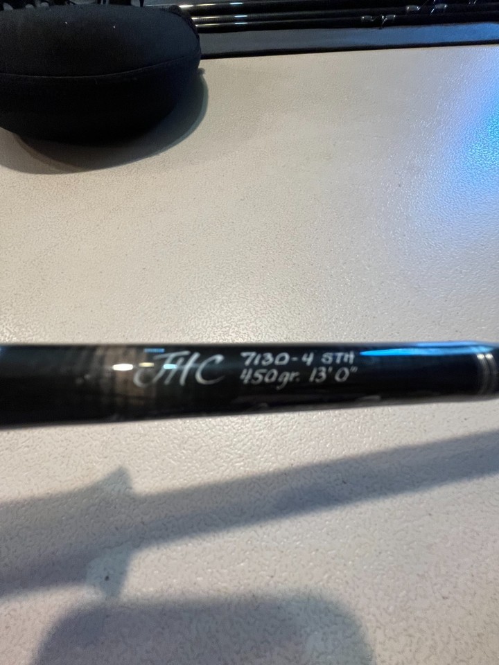 ANDERSON CUSTOM RODS/JOHN HAZEL CO. 13' - 7 WT. SPEY ROD W/ REEL AND ...