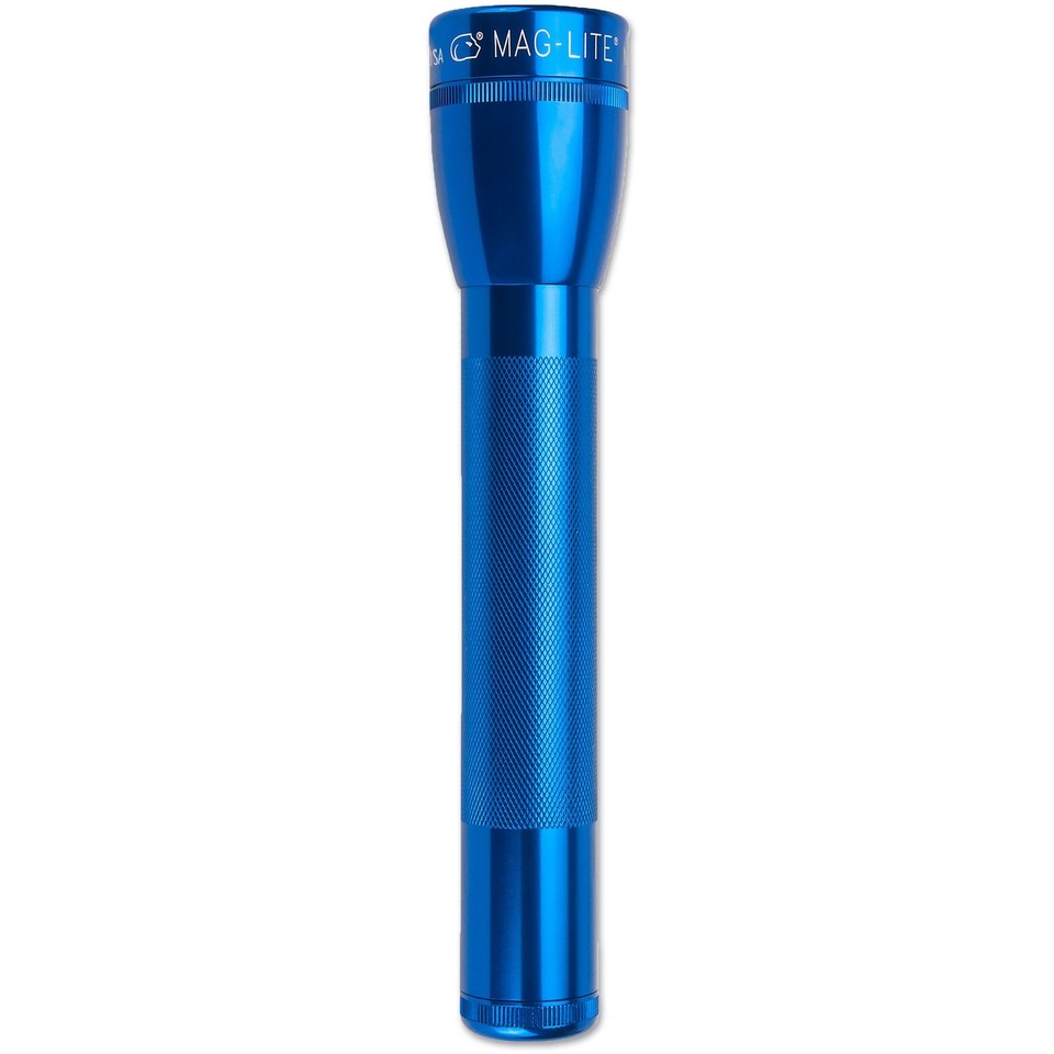 Maglite 3C Cell Led Flashlight Blue Ultra Bright Aluminum Compact ...