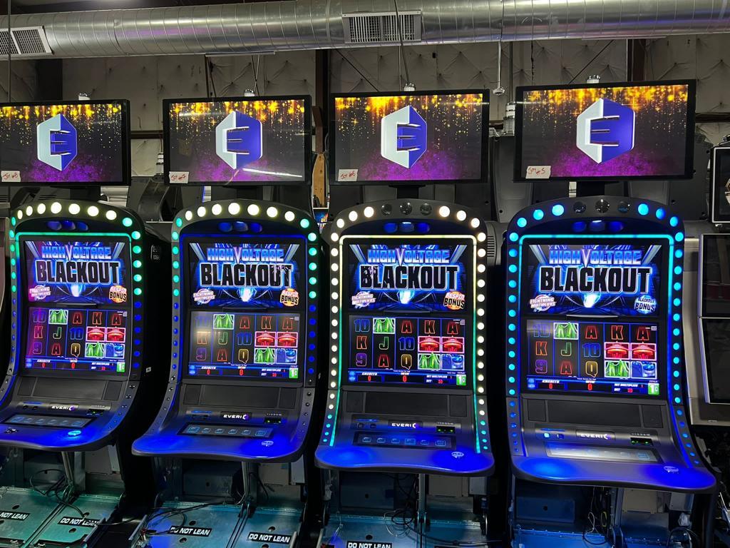 Everi High Voltage Blackout Slot Machine (Bill Acceptor & HP or Ticket ...