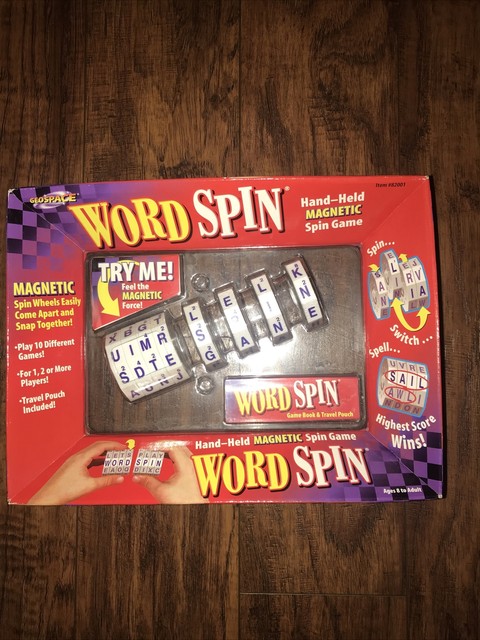 Geospace Magnetics Word Spin Scramble Hand Held Game 1995 for sale ...