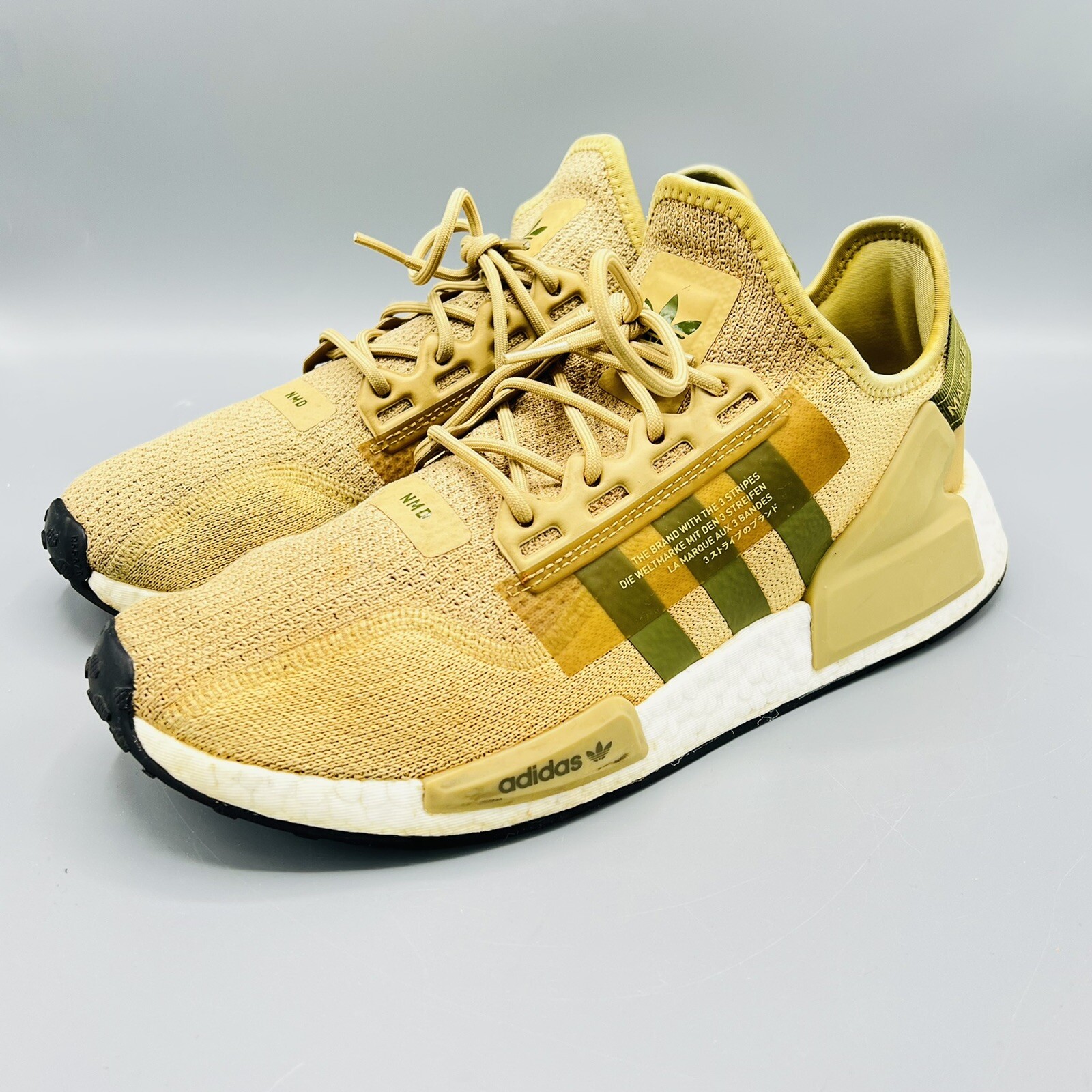 Adidas NMD R1 v2 Beige Tone Focus Olive Size 10.5 Men… - Gem