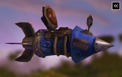 WoW Reittier Mount X-51 Netherrakete Blau EU X-51 Nether-Rocket Blue ...