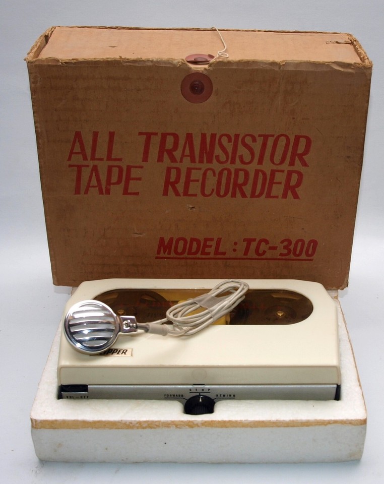 1960s Vintage Clipper TC-300 Miniature 3.5 inch Reel-To-Reel Tape ...