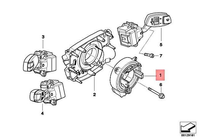 06 07 08 BMW 750LI 750I Clock Spring 61319129499 for sale online | eBay